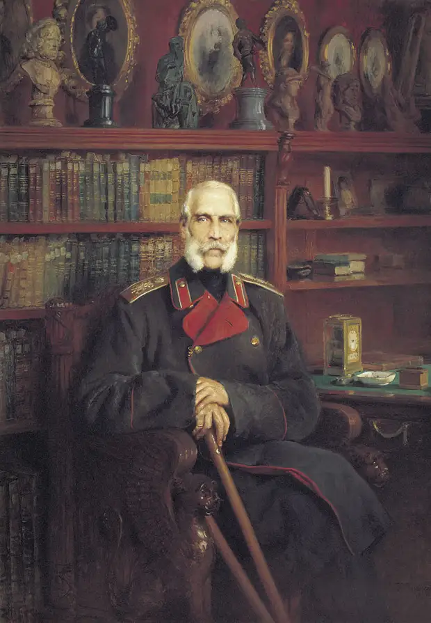 Ealaíontóir Konstantin Egorovich Makovsky.