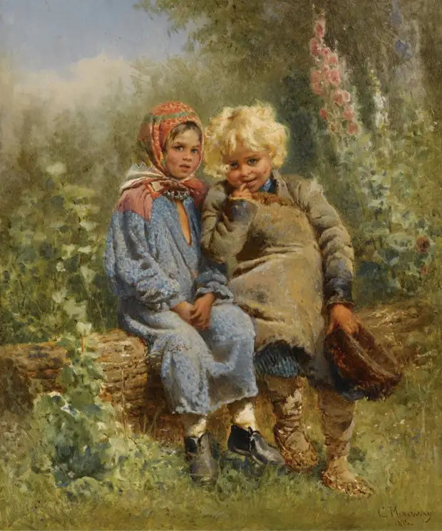 Ealaíontóir Konstantin Egorovich Makovsky.