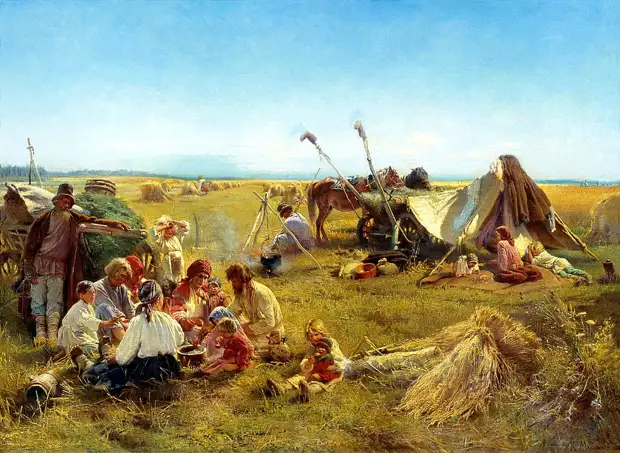 Ealaíontóir Konstantin Egorovich Makovsky.