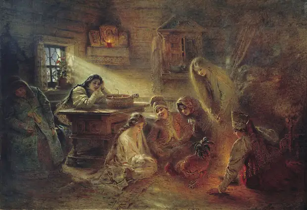 Ealaíontóir Konstantin Egorovich Makovsky.