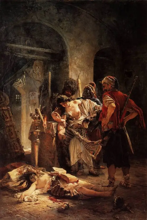 Painting by Makovsky Bulgarian Martyrs