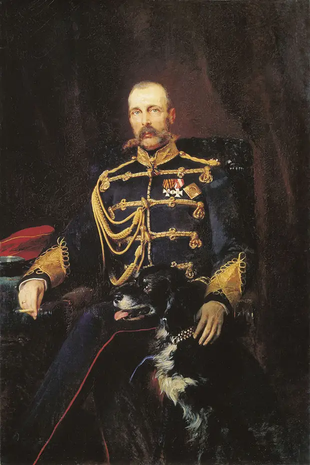 Ealaíontóir Konstantin Egorovich Makovsky.