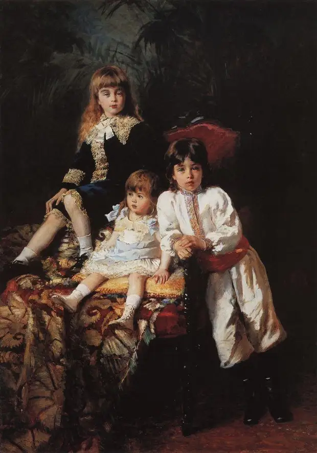 Artista Konstantin Egorovich Makovsky.