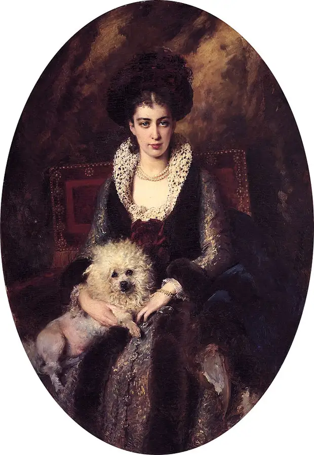 Ealaíontóir Konstantin Egorovich Makovsky.