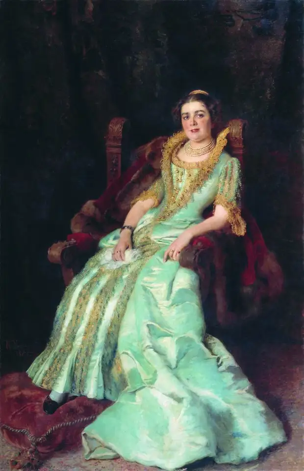 Ealaíontóir Konstantin Egorovich Makovsky.