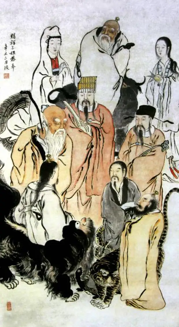 Artist Qi Bai Shi a phaentio guohua