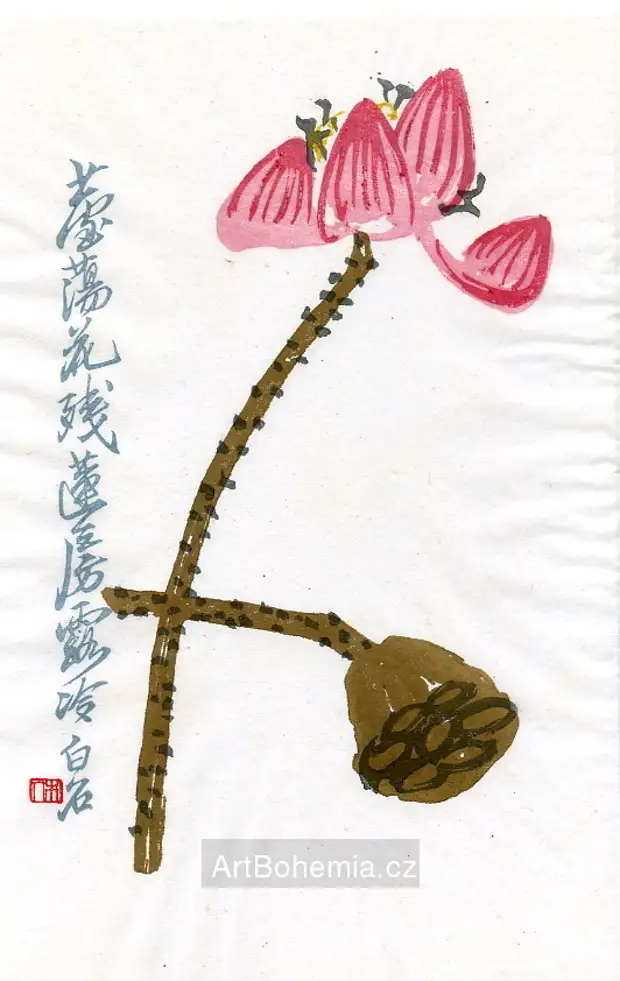 Artist Qi Bai Shi a phaentio guohua