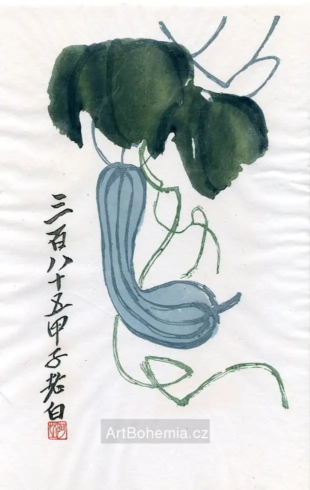 Artis Qi Bai Shi lan lukisan guohua