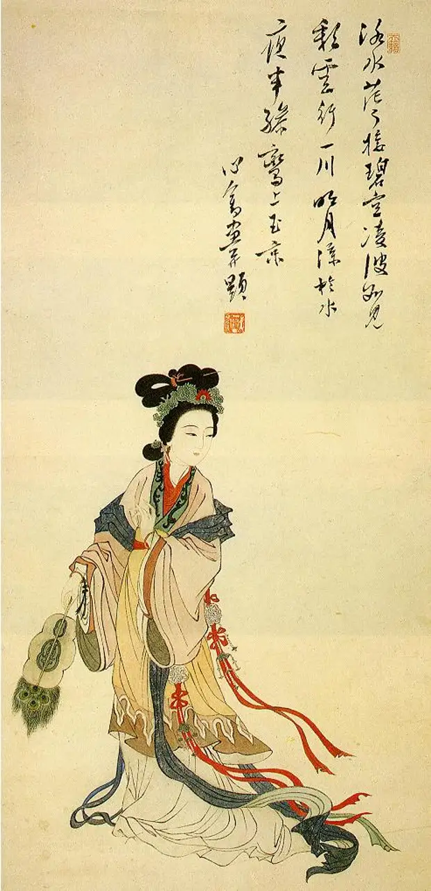 Artis Qi Bai Shi lan lukisan guohua