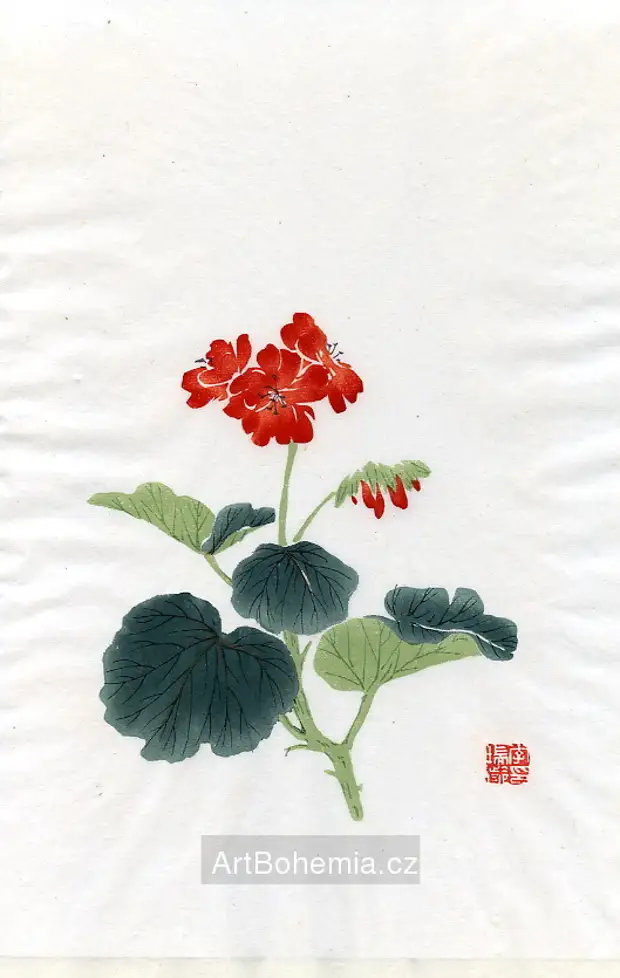 Artist Qi Bai Shi a phaentio guohua