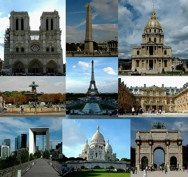 France. Masterpieces of architecture.