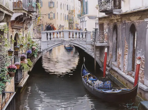 Un petit pont a Venise