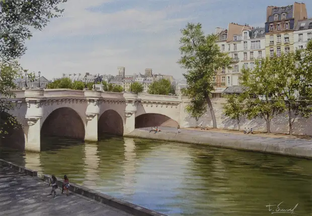 l'ole de la cité et le Pont Neuf