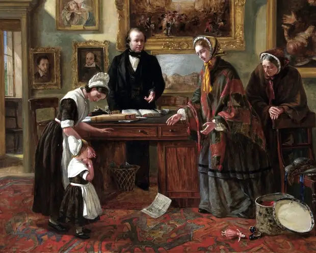 Emma Brownlow, The Foundling Returns to Mother, 1858